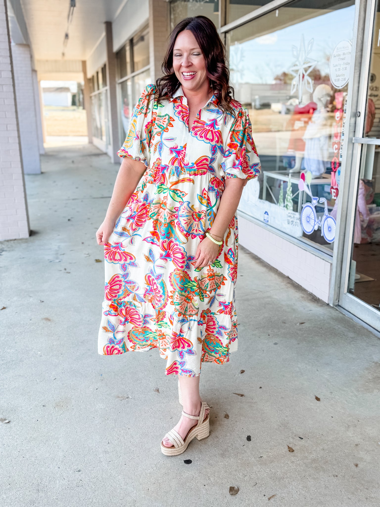 Palm Vista Dress – Just a Small Town Girl